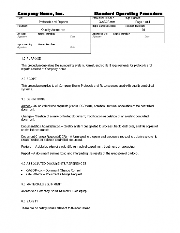 GMP Protocols and Reports – GMPDocs.com